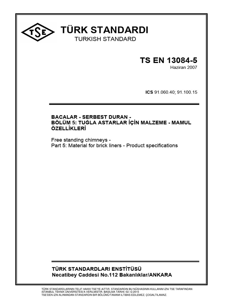 TS en 13084 5 | PDF