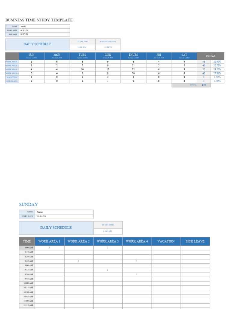 IC Business Time Study 11704 | PDF