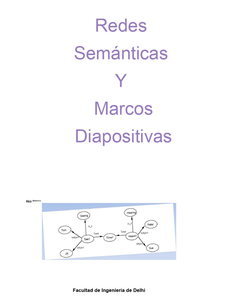 Redes Semánticas | PDF | Herencia (Programación Orientada a Objetos) | Representación del ...
