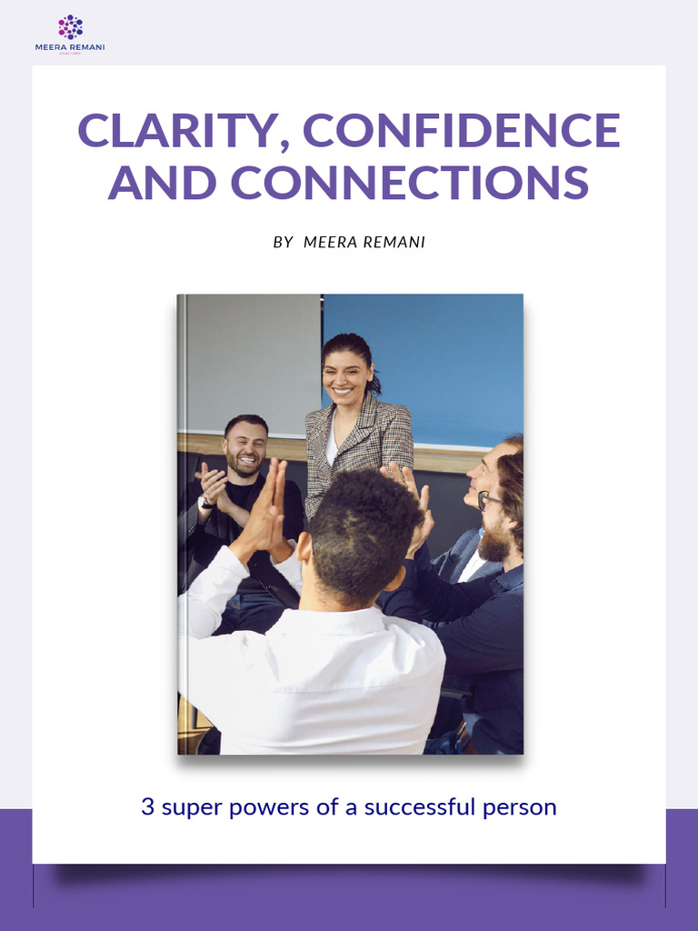 Clarity Confidence and Connections Work Book | PDF | Mentorship ...