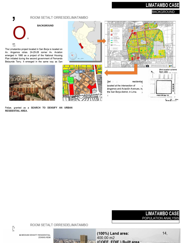 Limatambo Case | PDF | Lima | Urban Planning