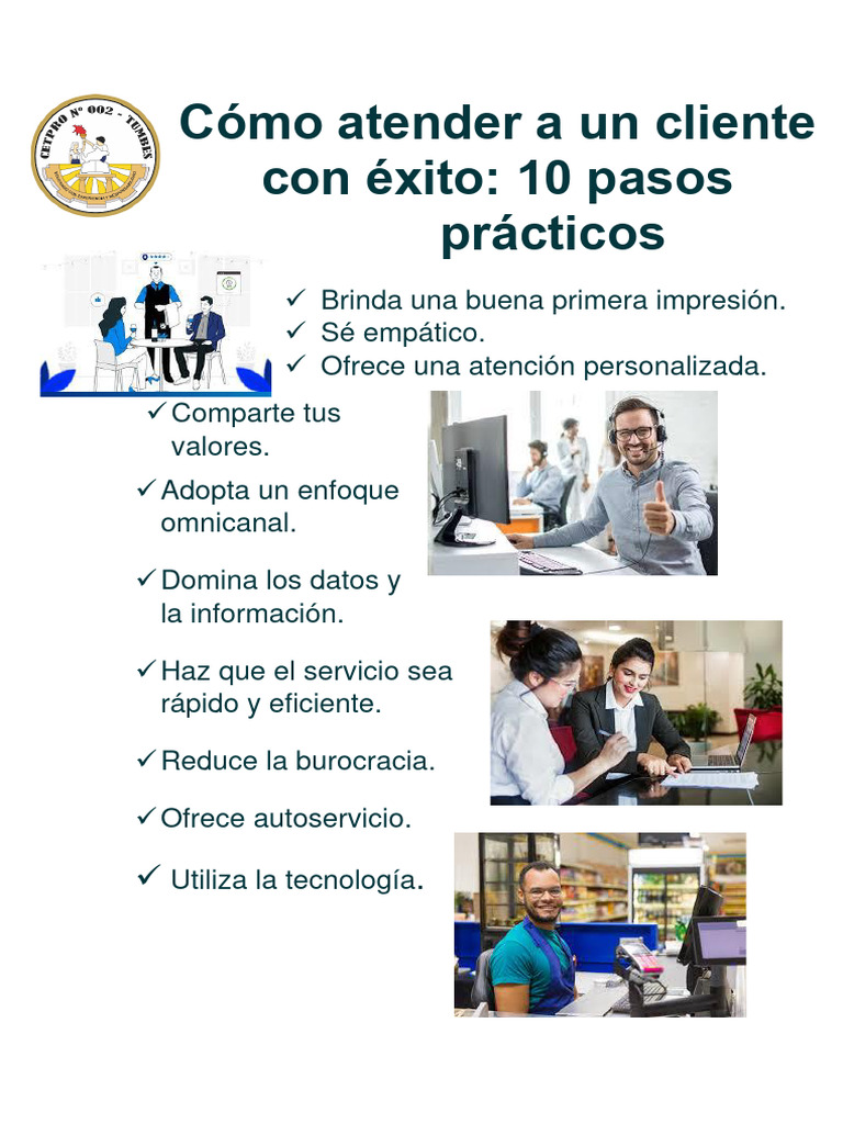 10 Claves para Atender Clientes con Éxito | PDF | Crecimiento personal ...