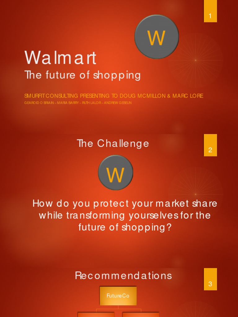 Walmart's Future: Strategies & Acquisitions | PDF | Walmart | Mergers ...