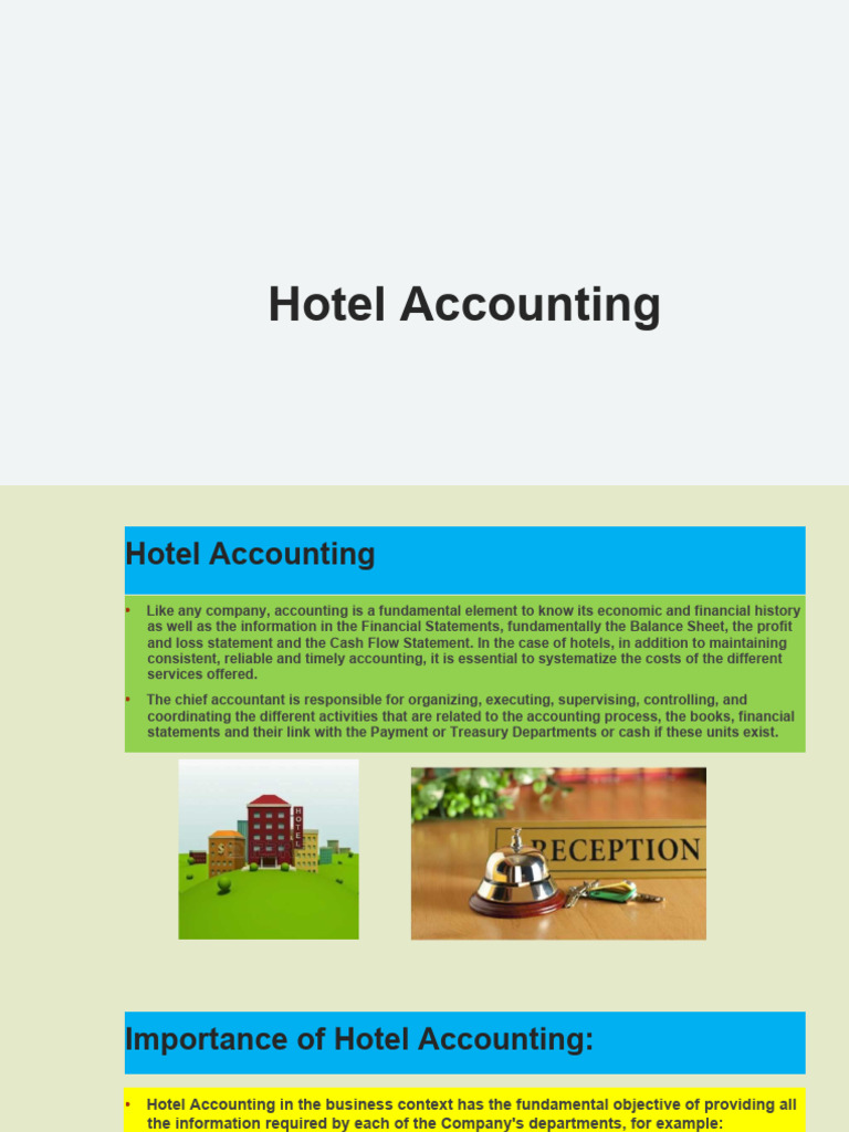 Hospitality | PDF | Hotel | Accounting