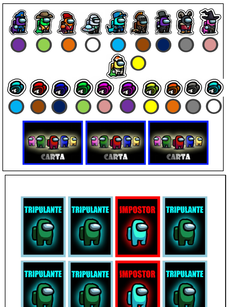 El Juego de Mesa de Among Us (Jon Gamer) | PDF