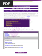 Indian Order of Precedence | PDF | Government Of India | Commissioner