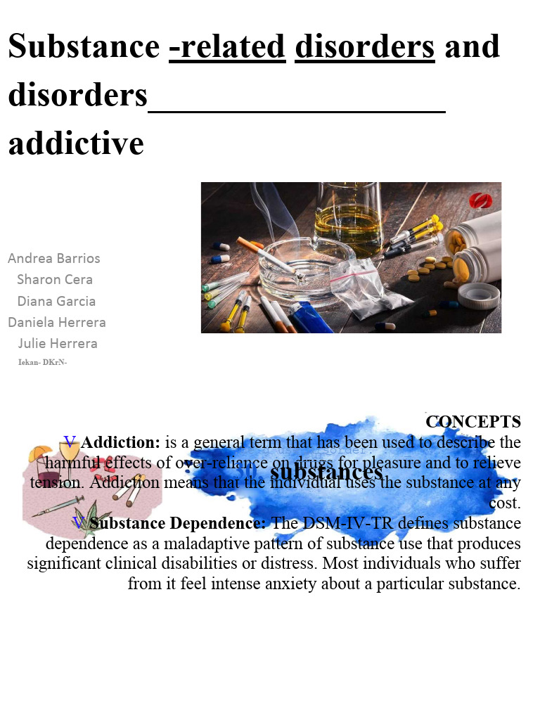 Substance Use Disorders Overview | PDF | Substance Abuse | Substance ...