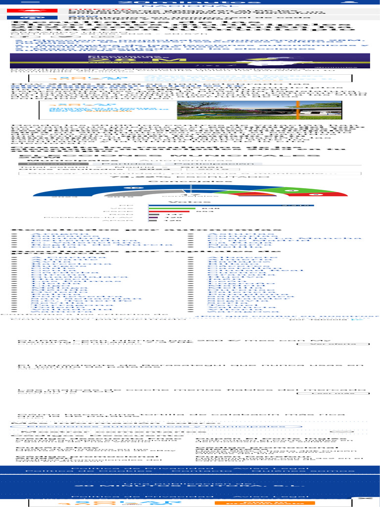 Resultados de Las Elecciones Municipales 2023 Consulta Quién Ha Ganado en Tu Municipio | PDF ...