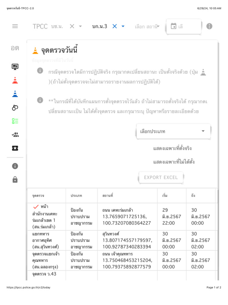 จุดตรวจวันนี้ TPCC 2.4 | PDF