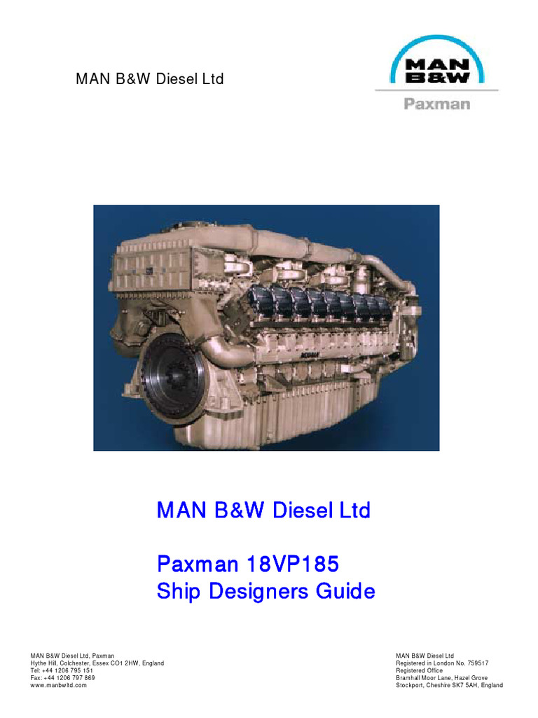 MAN Ingles 18vp185 Guide Paxman | PDF | Pump | Duct (Flow)