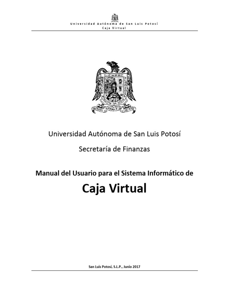 Manual de Usuario Cajavirtual Uslp | PDF | Tarjeta de débito | Informática