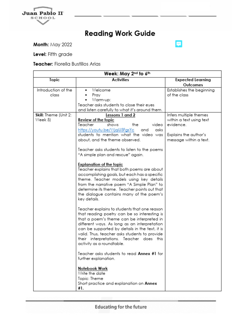 Guide - Readingmay5 1650662246374 1651096798166 | PDF | Vocabulary | Books