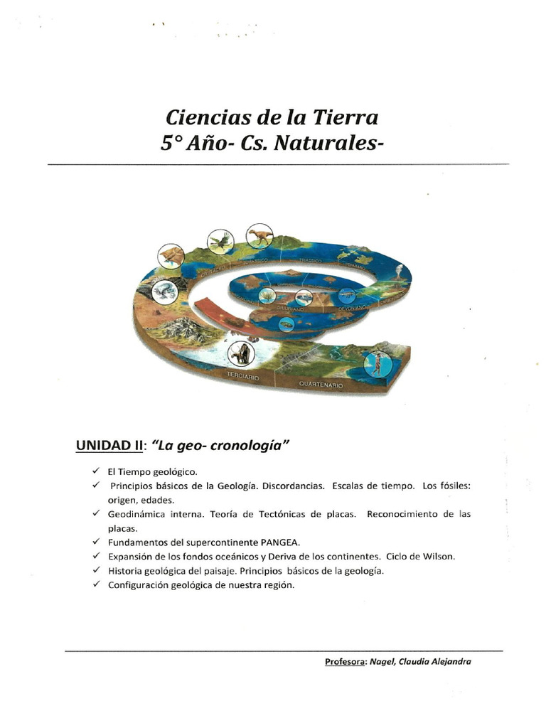 Ciencias de La Tierra 5 Año U.2. 2022 | PDF