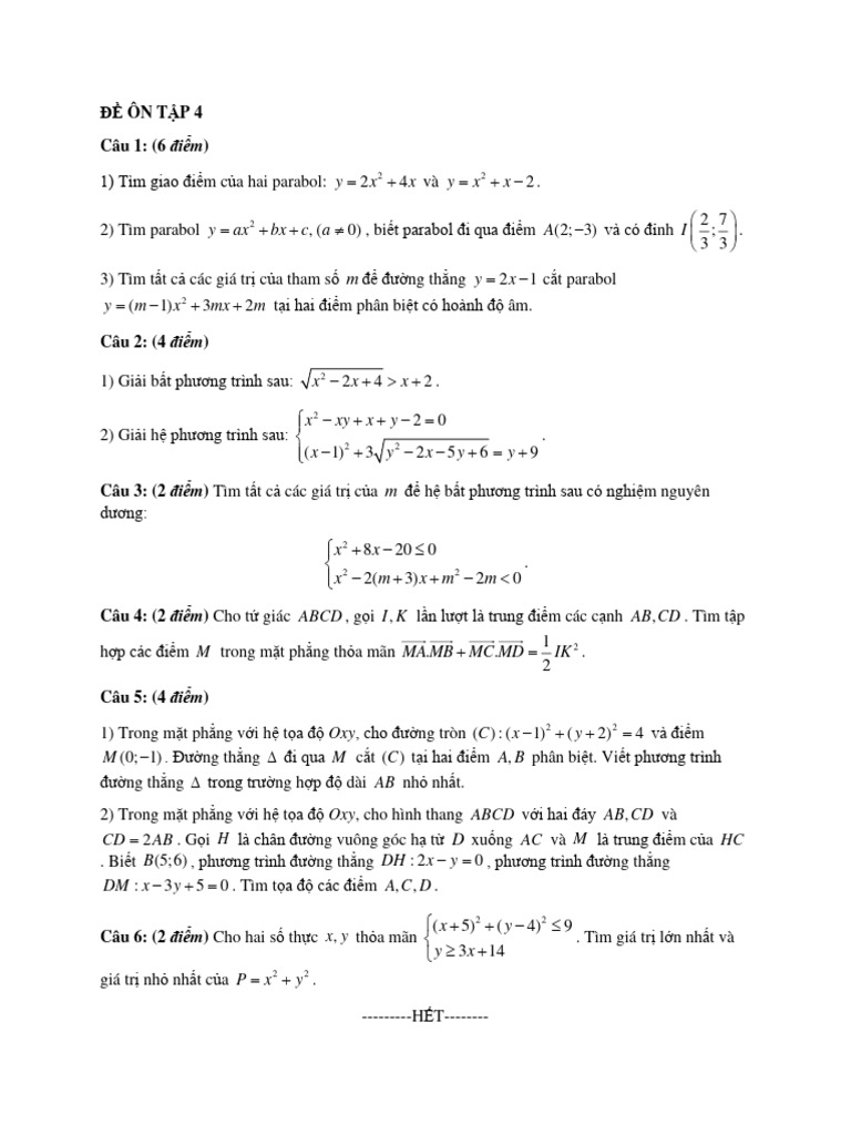4ĐỀ ÔN HSG 4 | PDF