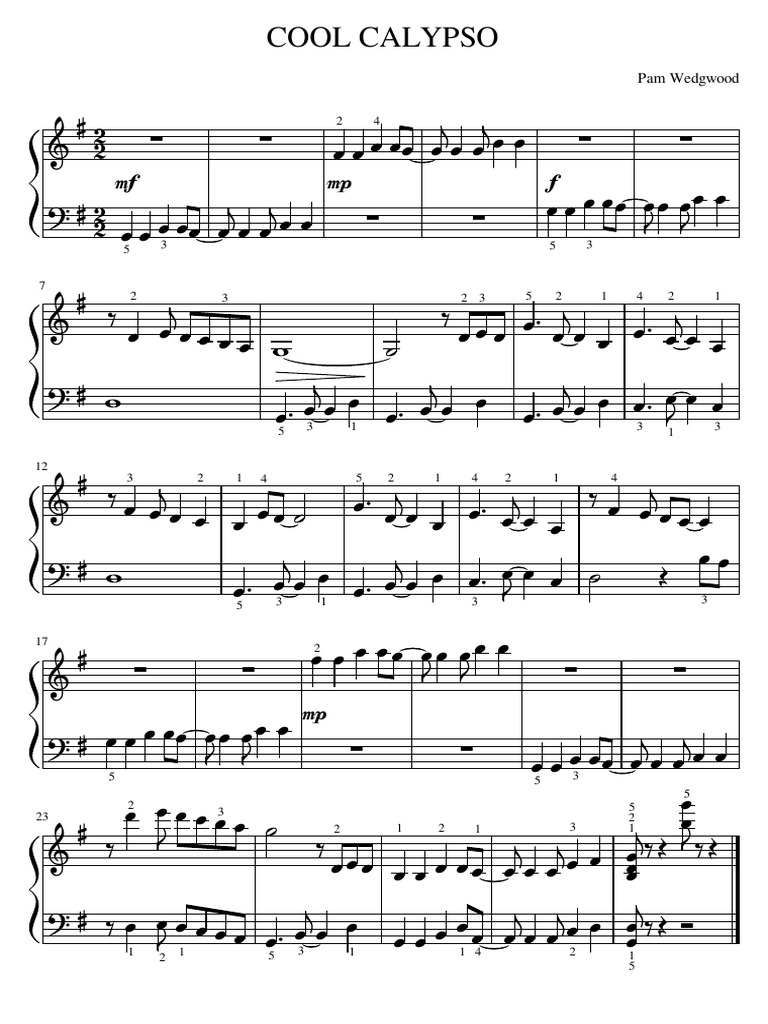 Cool Calypso | PDF