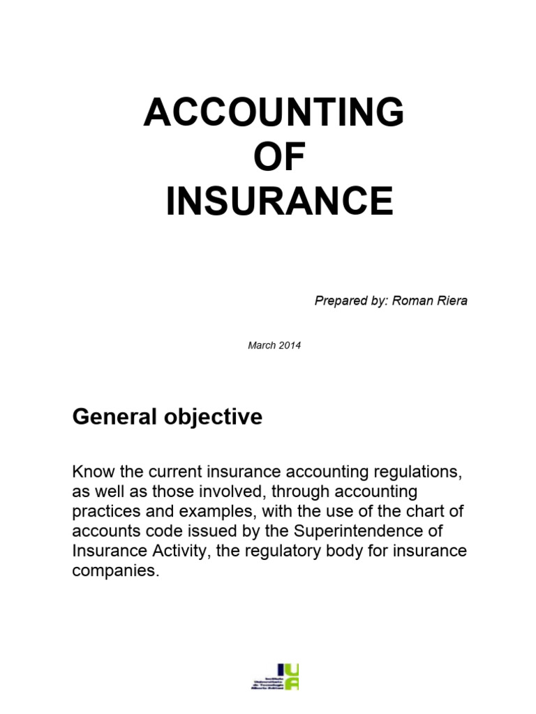 Insurance Accounting | PDF | Insurance | Accounting