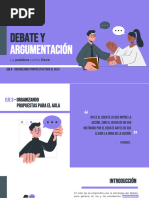 Guía para Debates Estudiantiles en Clase | PDF | Salón de clases | Escuelas