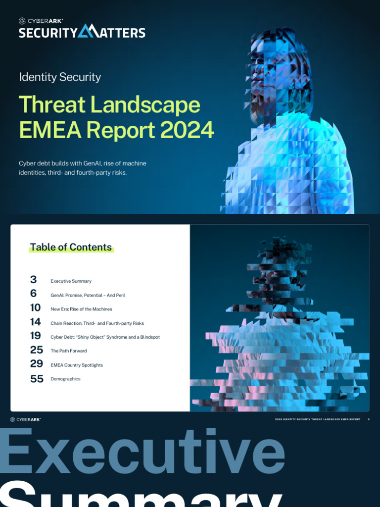 Cyberark 2024 Identity Security Threat Landscape Emea Report | PDF | Computer Security | Security