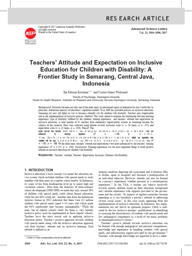 Panduan C1 Paper Terbary | PDF | Inclusion (Education) | Teachers