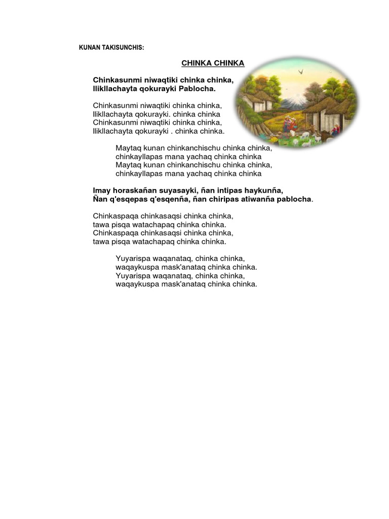 13 Chinka Chinka | PDF