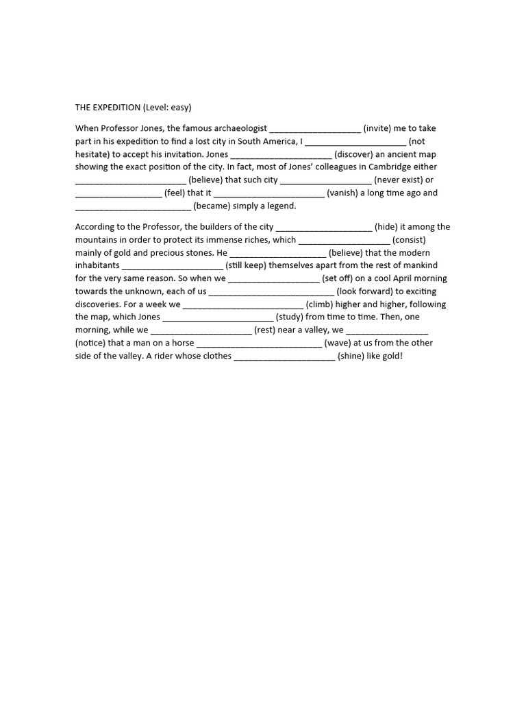 Extra Practice - Narrative Tenses - Answers | PDF