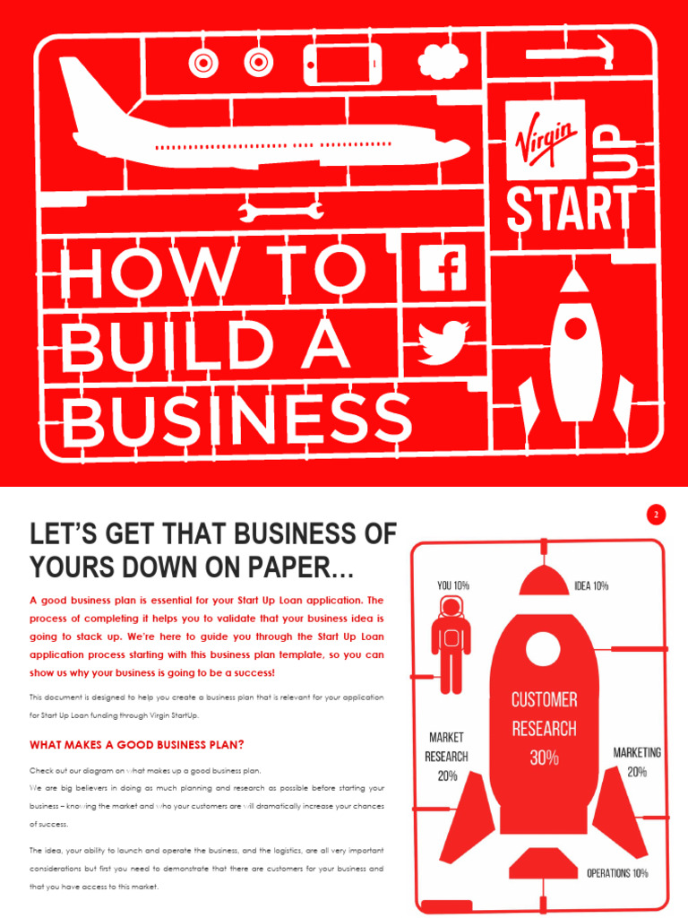 The Virgin StartUp Business Plan Template | PDF | Employment | Tesco