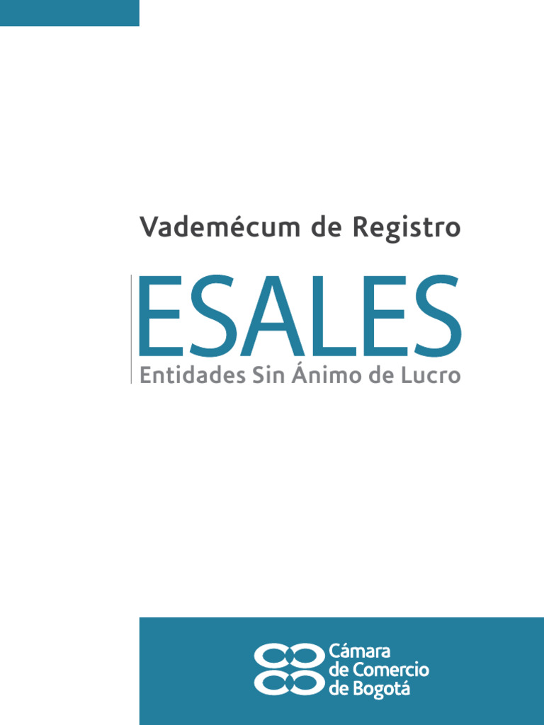 Vademecum de ESALES | PDF | Organización sin ánimo de lucro | Cámara de ...