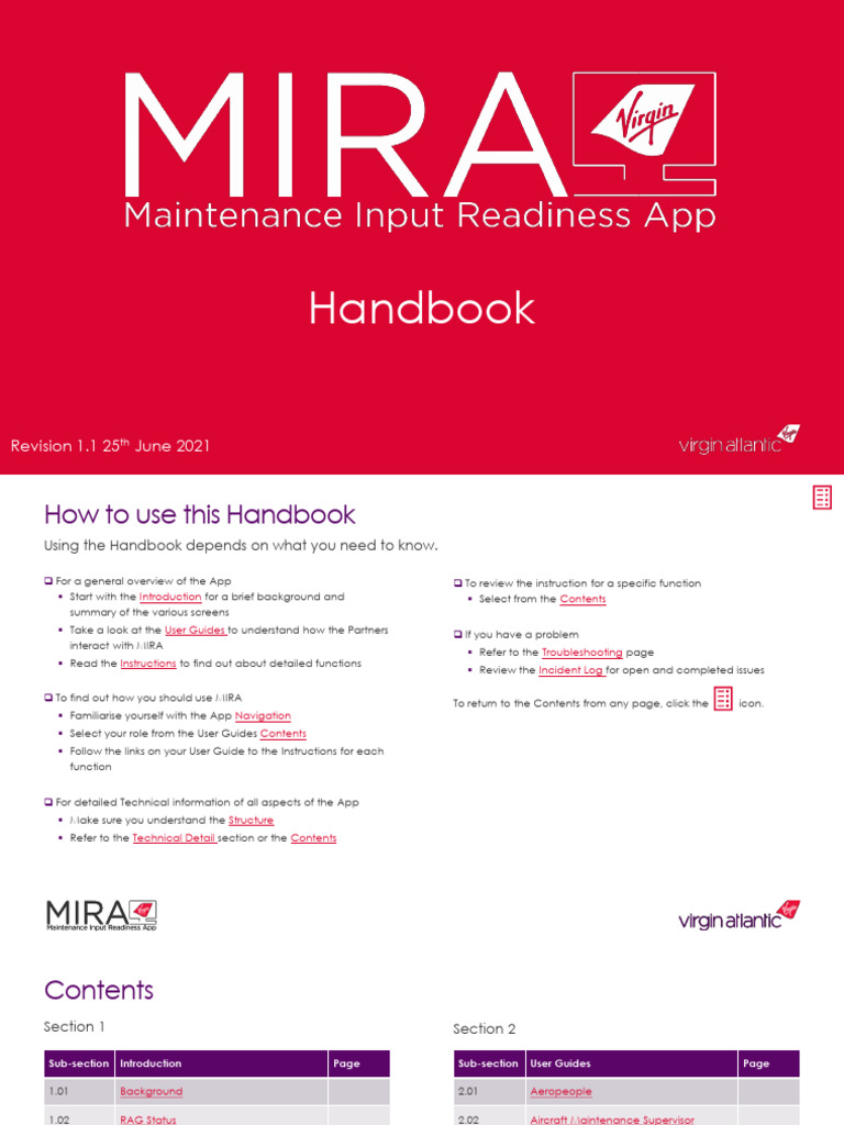 MIRA Handbook | PDF | Icon (Computing) | User (Computing)
