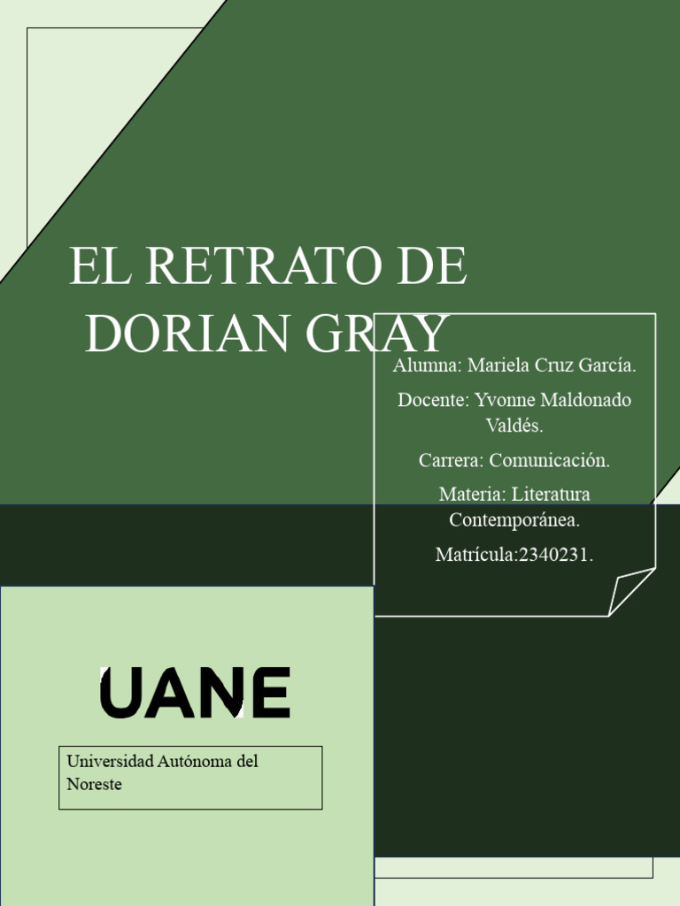 DORIAN | PDF | La imagen de Dorian Gray