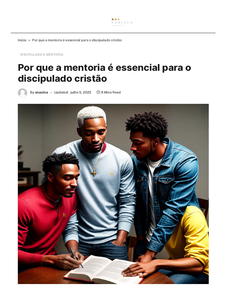 Por Que A Mentoria É Essencial para o Discipulado Cristão | PDF | Fé | Sabedoria