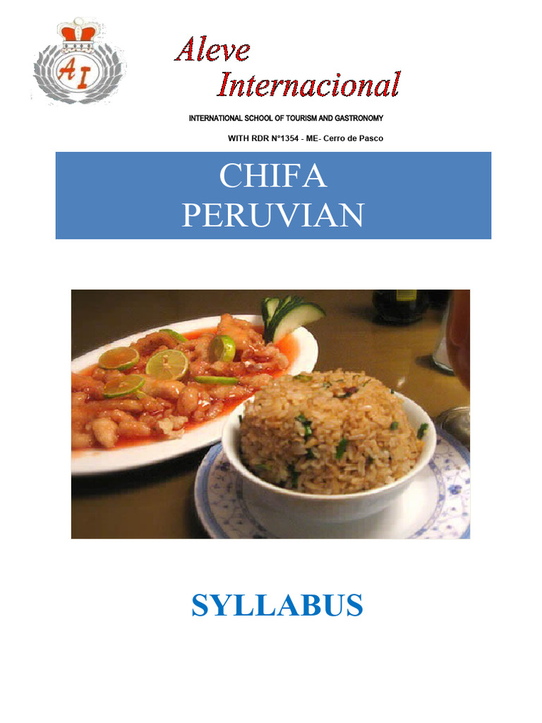 Peruvian Chifa Cuisine | PDF | Chinese Cuisine | Cuisine