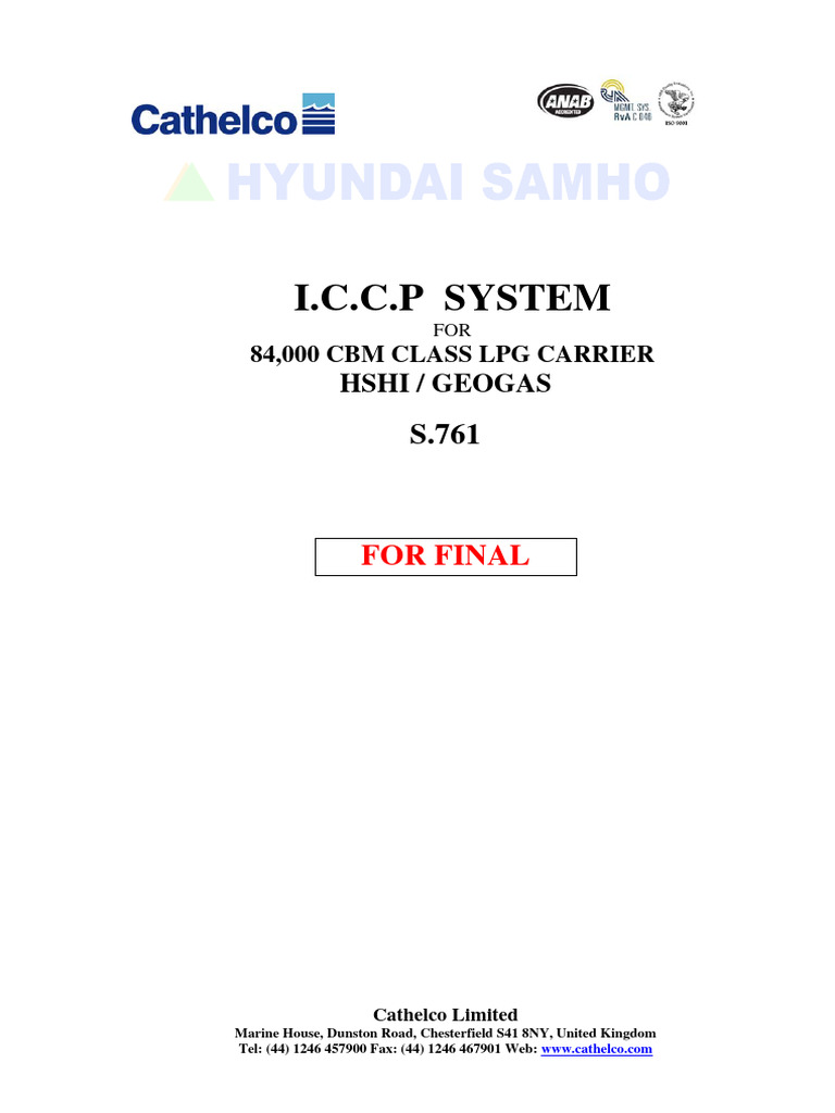 s761 P-03 Iccp Manual | Download Free PDF | Corrosion | Anode
