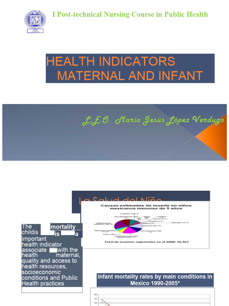 Maternal and Child Health Indicators | PDF | Infant Mortality | Diarrhea