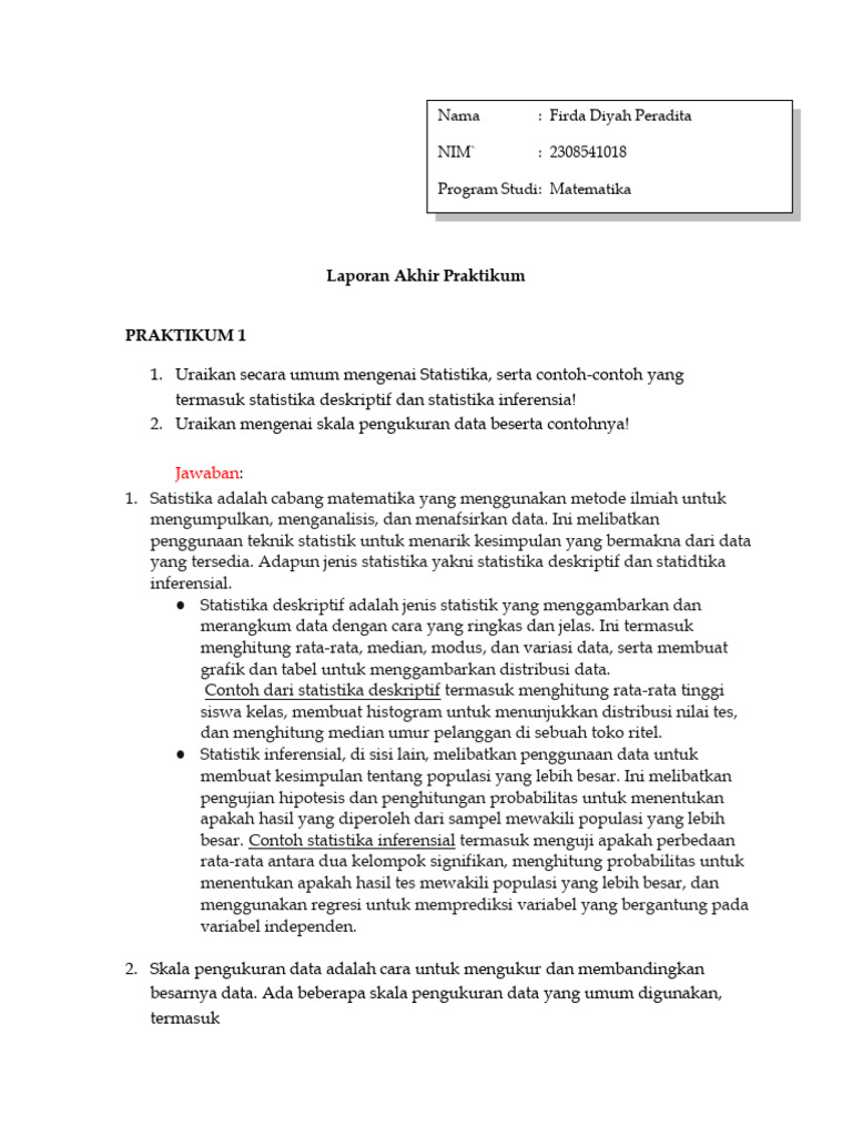 Lembar Kerja Akhir-1 | PDF | Metode & Bahan Ajar | Komputer