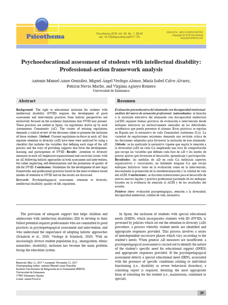 1.amor (2018) Psychoeducational Assessment of Students With ...
