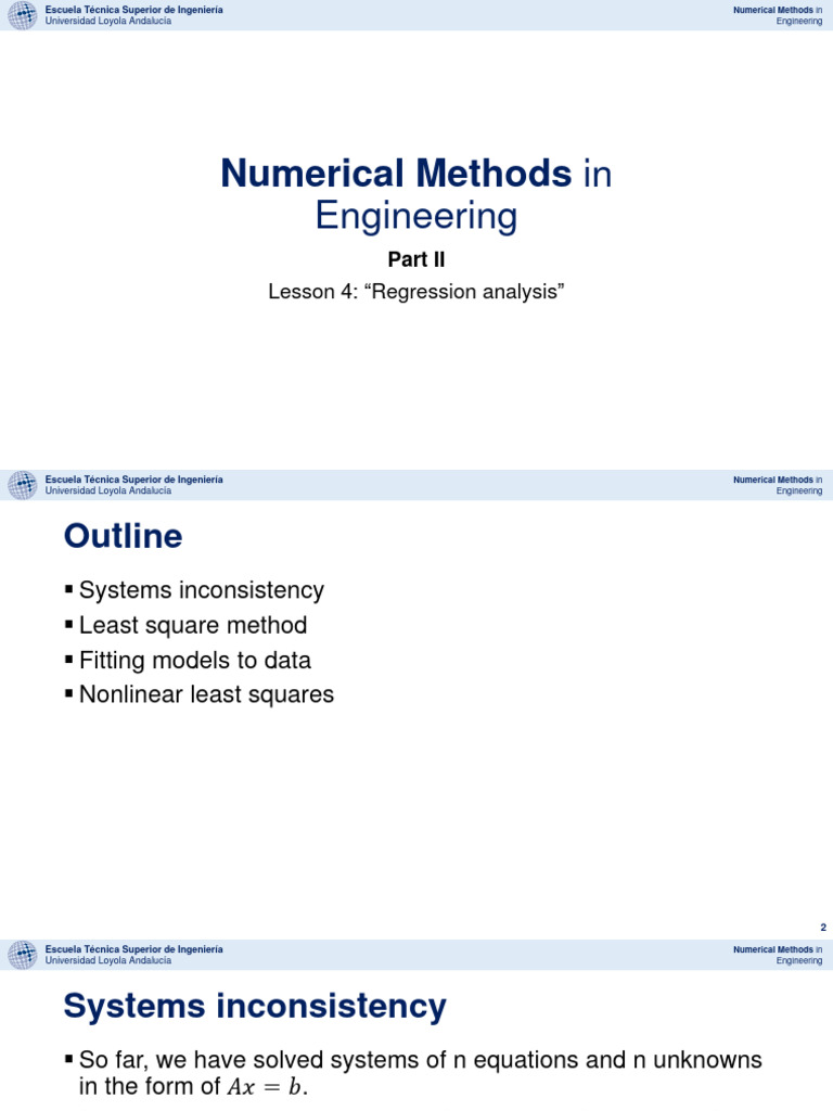 Lesson 4 | Download Free PDF | Least Squares | Numerical Analysis