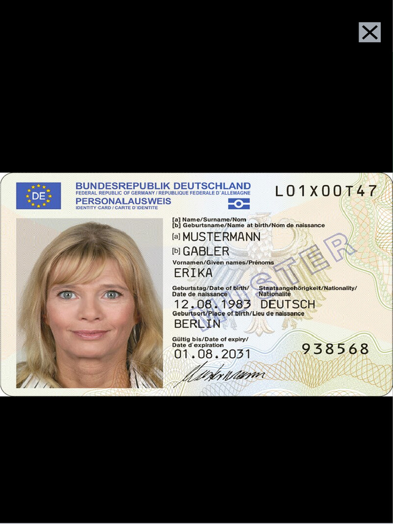 German Identity Card - Wikipedia | PDF