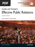Cutlip and Center's Effective Public Relations (11th Edition) Broom ...