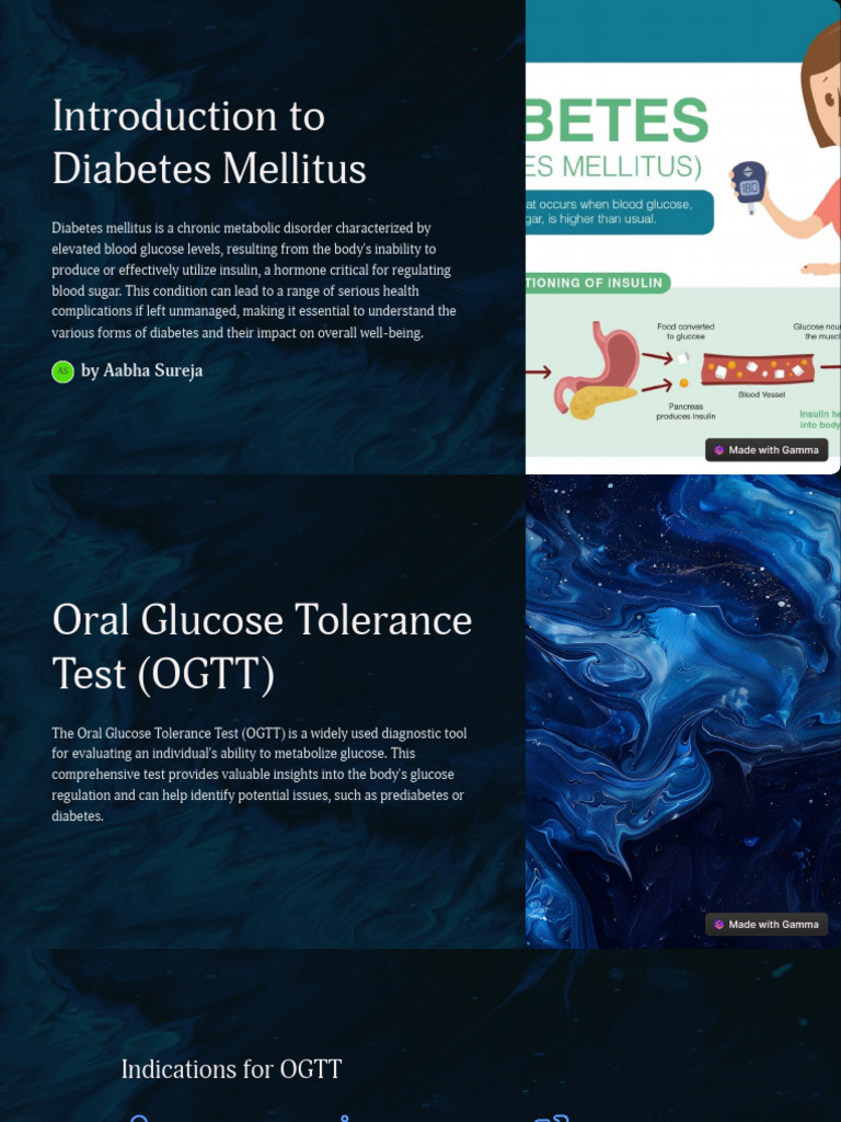 Introduction To Diabetes Mellitus | PDF | Prediabetes | Diabetes