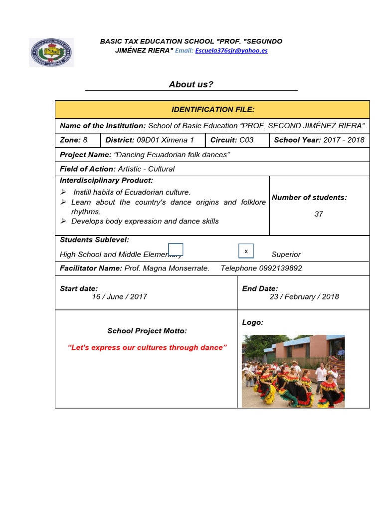 Dance School Project 2 | PDF | Folklore | Dances