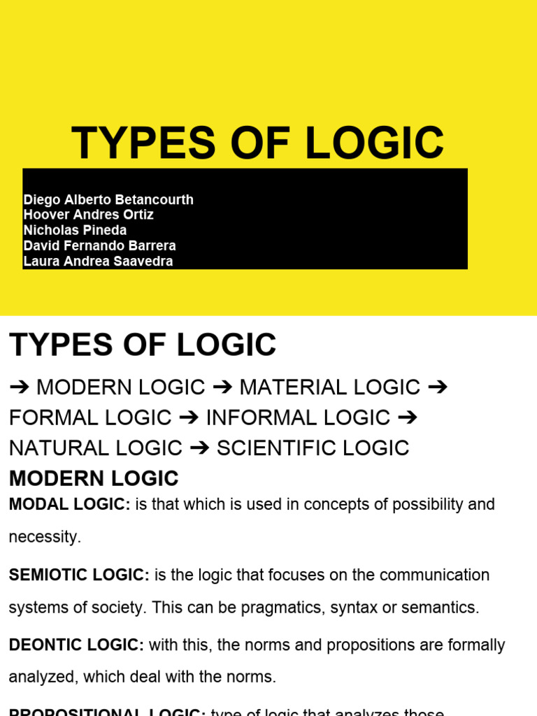 Types of Legal Logic | PDF | Logic | Semantics