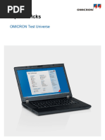 User Manual Test Universe | PDF | Microsoft Excel | Computer Program
