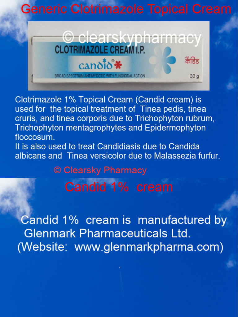Candid Clotrimazole Topical Cream 180112175001 | PDF | Clinical ...