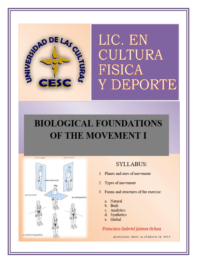 Planes and Axes of Human Movement | PDF | Anatomical Terms Of Motion ...