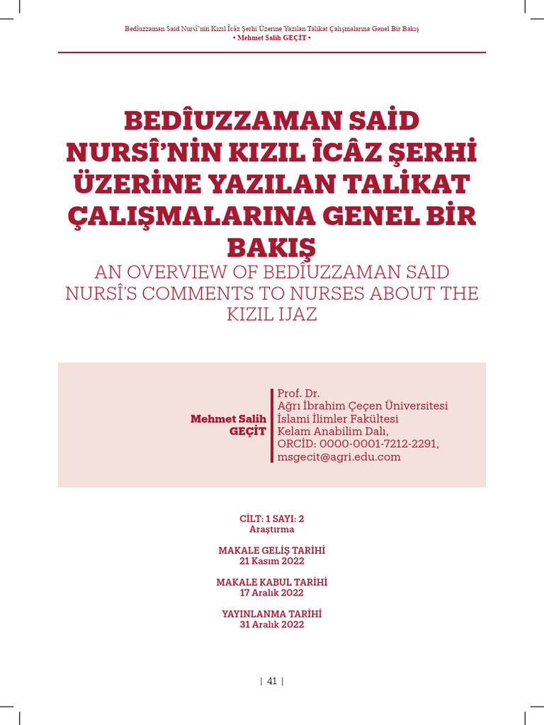 Bed - Uzzaman Sa - D Nurs - N - N Kizil - Caz - Erh - Zer - Ne Yazilan Tal - Kat - Ali ...
