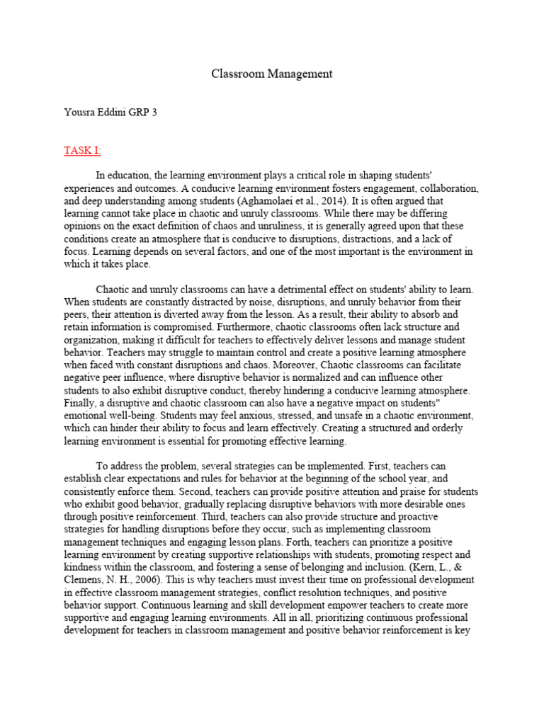 Classroom Management | PDF | Classroom Management | Classroom