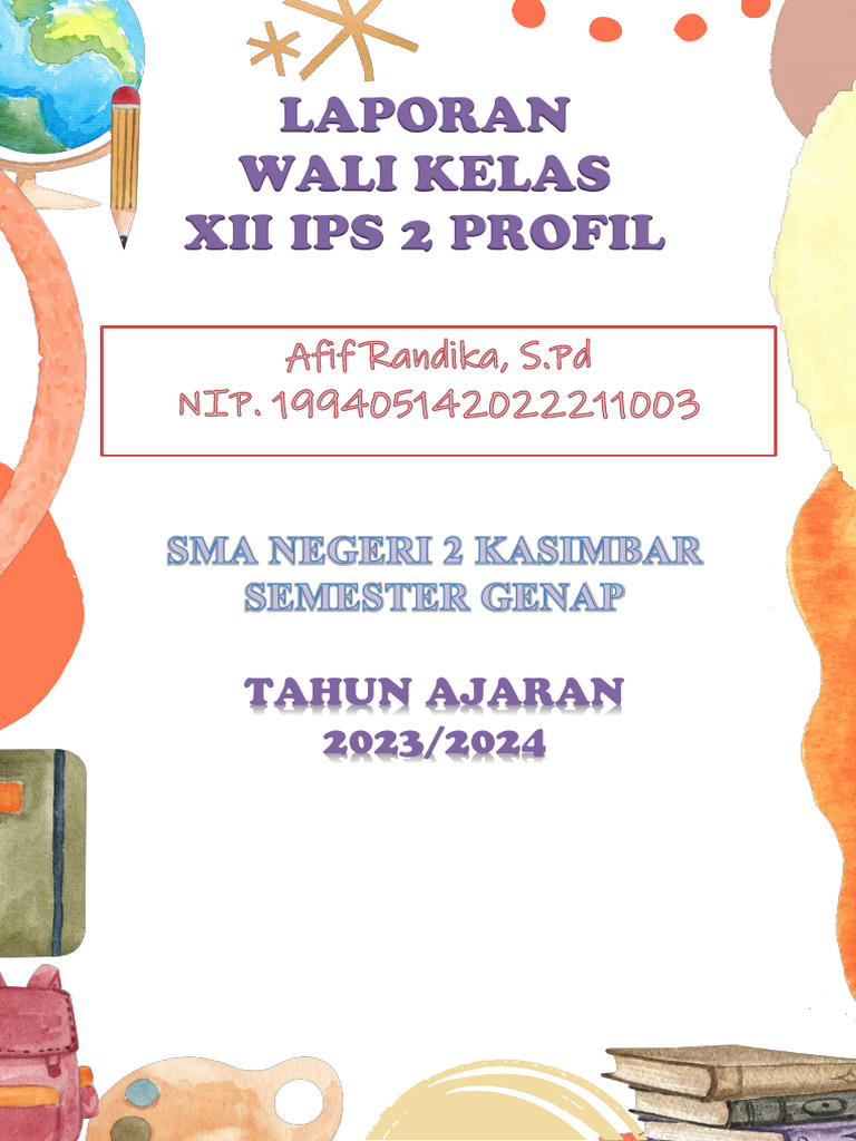 Laporan Wali Xii Ips 2 Sma Negeri 2 Kasimbar | PDF