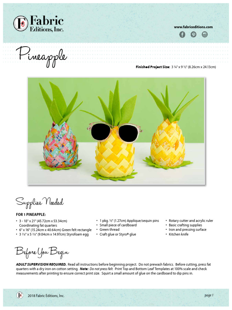 Fp Pineapple Instrweb Pdf