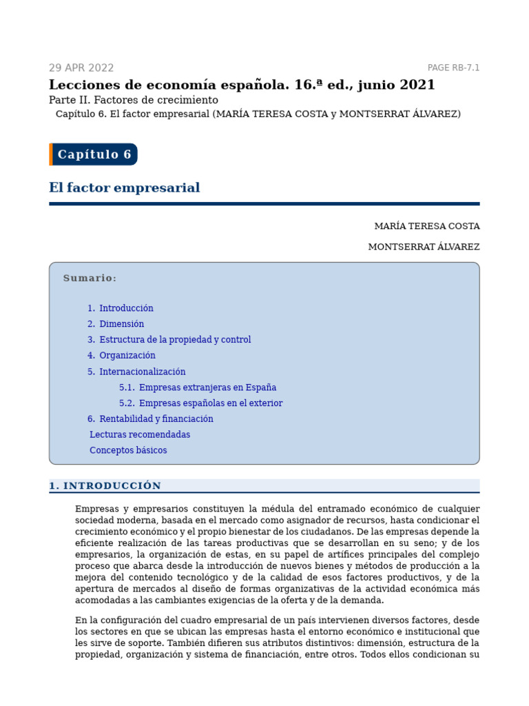 El Factor Empresarial | PDF | Outsourcing | Business