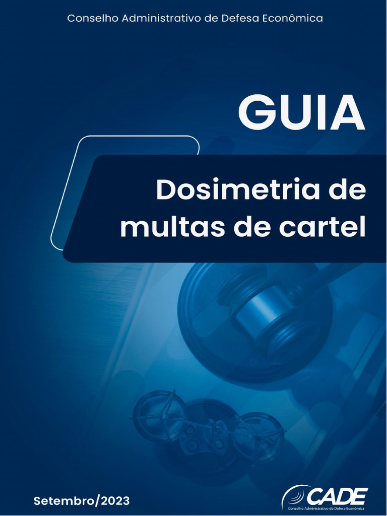 Guia Dosimetria de Multas de Cartel | Download grátis PDF | Mercado (economia) | Cartel